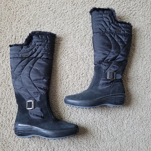 Pajar | Shoes | Pajar Natasha Black Faux Fur Trim Winter Boot | Poshmark